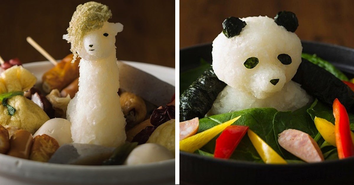 Japanese Artist Grates Daikon Radishes into Adorable Food Sculptures ...
