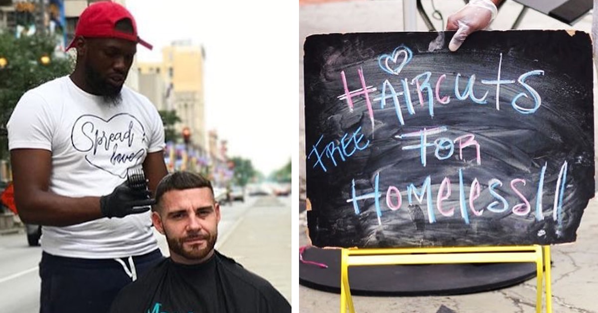 Street Barber Who Gives Free Haircuts to the Homeless Gets Gifted His ...