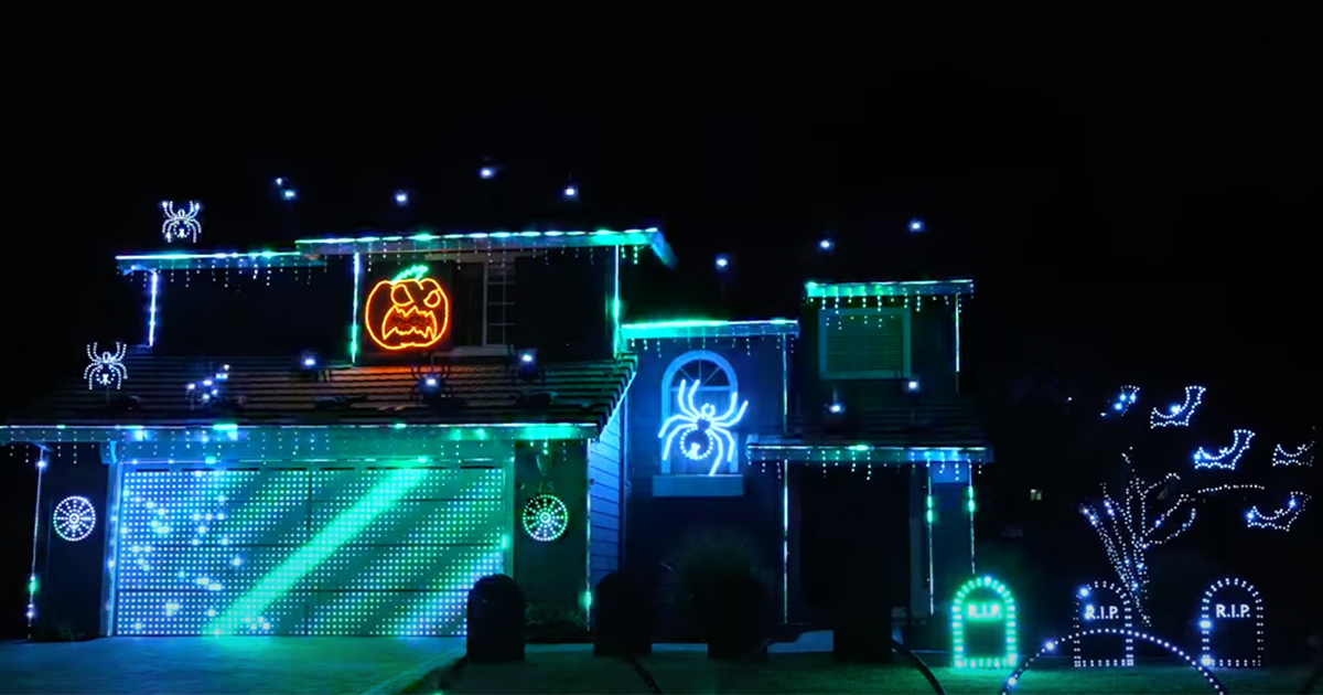 Halloween Light Show Is Perfectly Choreographed to ‘The Matrix’ and ...