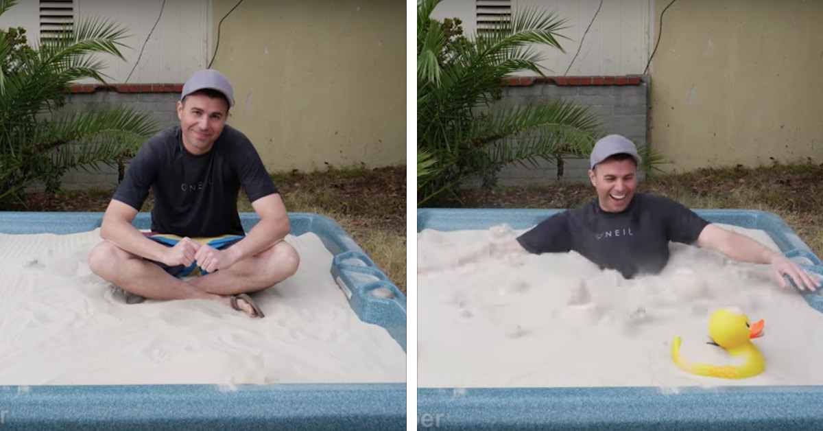 Ex-NASA Engineer Uses Science to Transform Hot Tub Full of Sand into ...