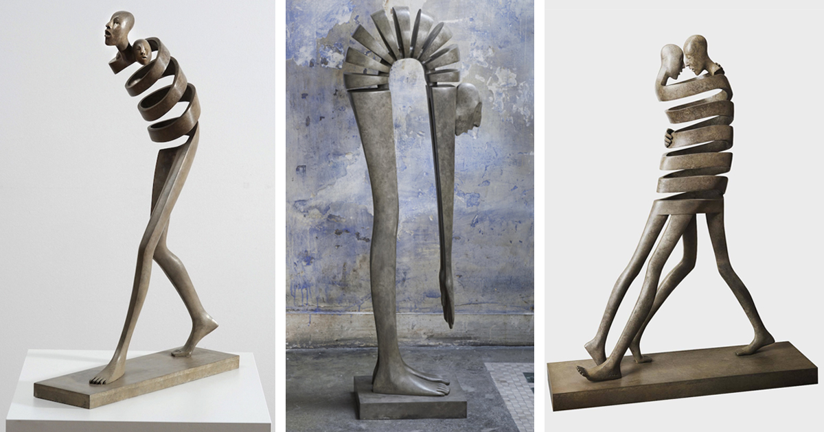 Androgynous Bronze Sculptures Capture the Fluidity of the Human Body in ...