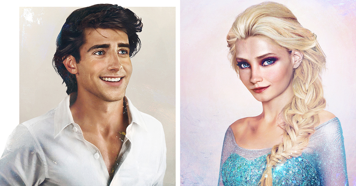 Interview: Artist Masterfully Transforms Disney Characters Into Real ...