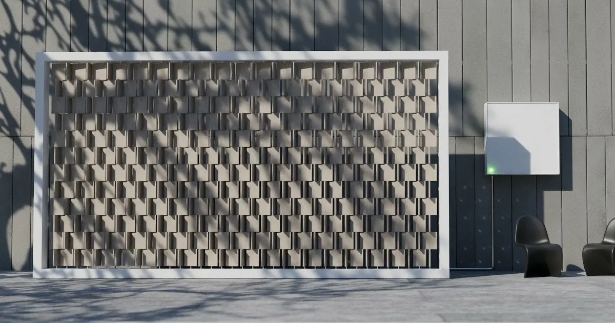 This Sleek Wind Turbine Wall Lets You Harness Enough Energy to Power ...