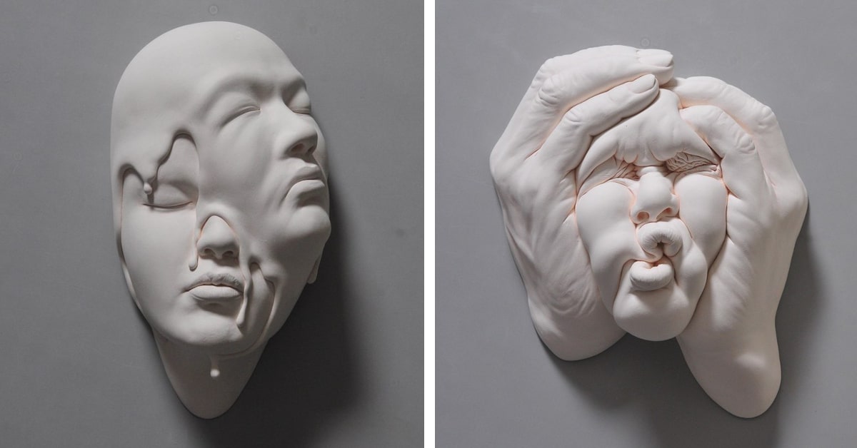 Surreal Sculptures of Contorted Clay Faces Reinterpret Reality | My ...