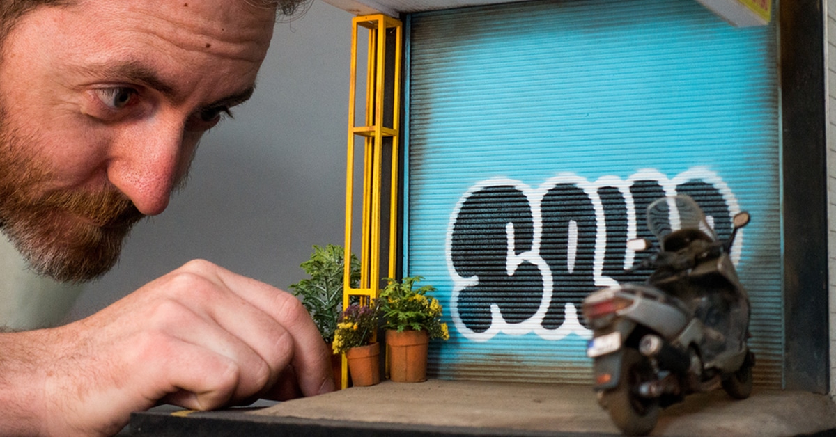 Artist Creates Miniature Sculptures of the Gritty Urban Architecture in ...