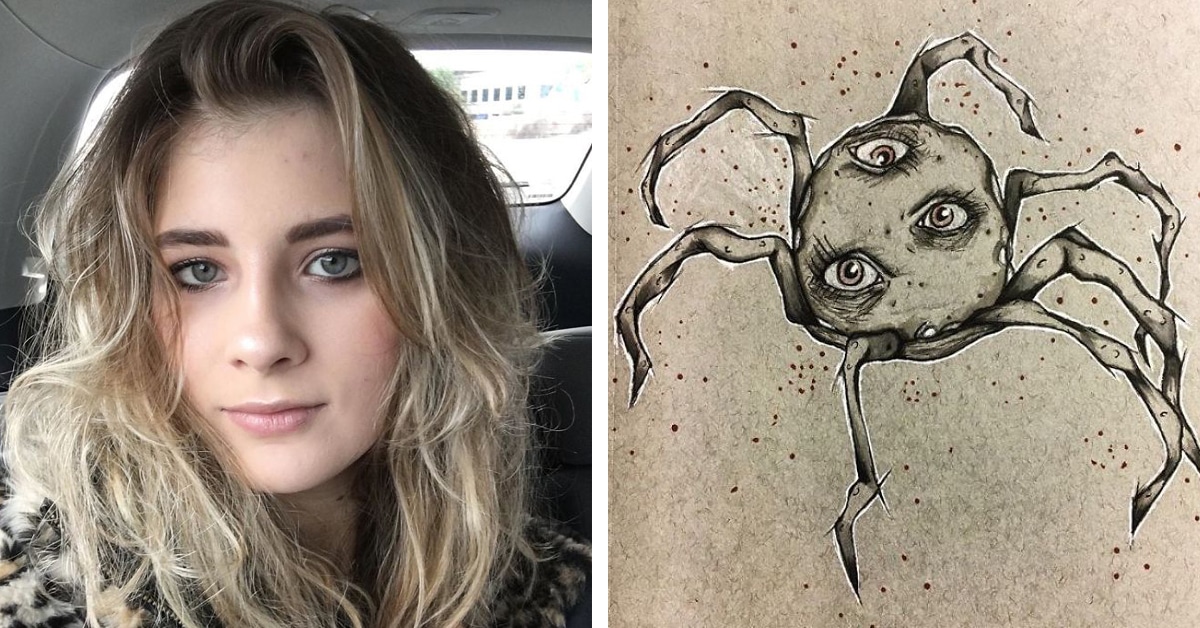 Artistic Teen Illustrates Her Hallucinations to Cope with Schizophrenia ...