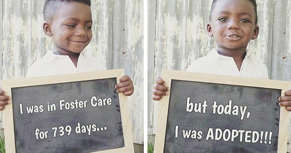 30 Sweet Photos of Children on Their Adoption Day After Years of Being ...