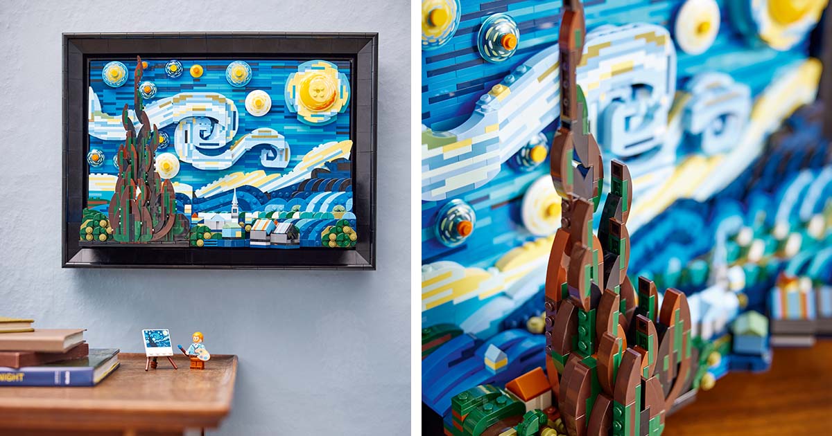 LEGO Unveils ‘The Starry Night’ Set Celebrating Van Gogh’s Most Famous ...