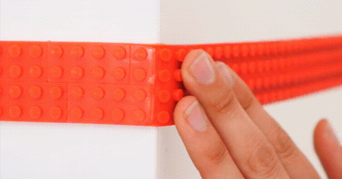 Flexible LEGO Tape Allows You to Build Anywhere, Even Upside Down | My ...
