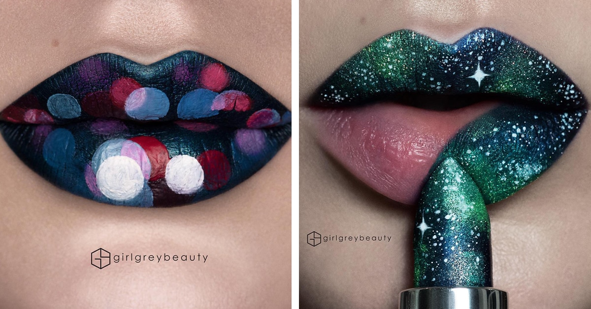 Makeup Artist Paints Her Pucker to Turn Her Lips into Mesmerizing Works ...