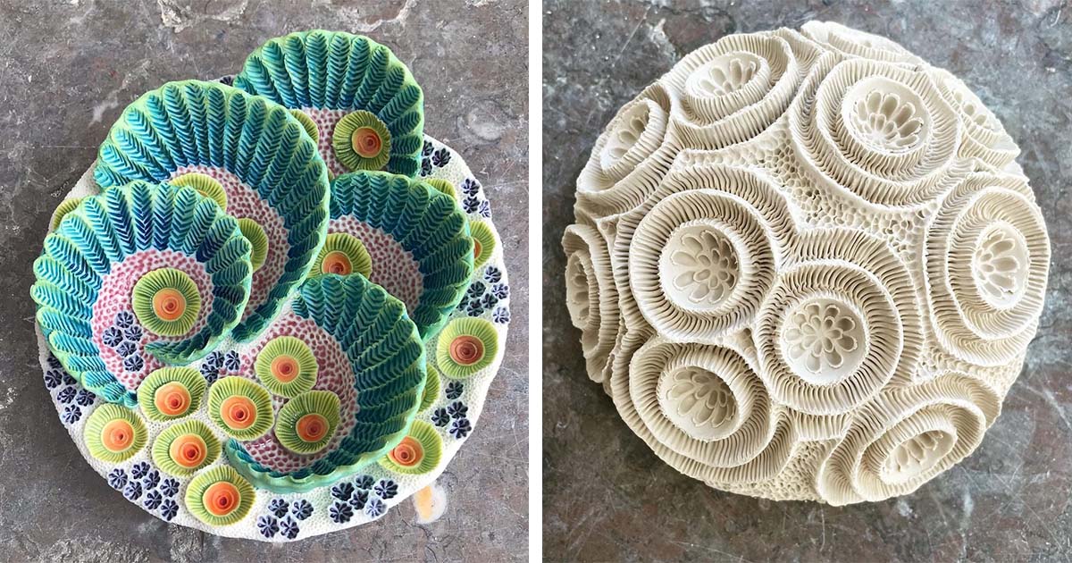 Intricate Ceramic Sculptures Mimic the Shapes and Forms of Aquatic Life ...