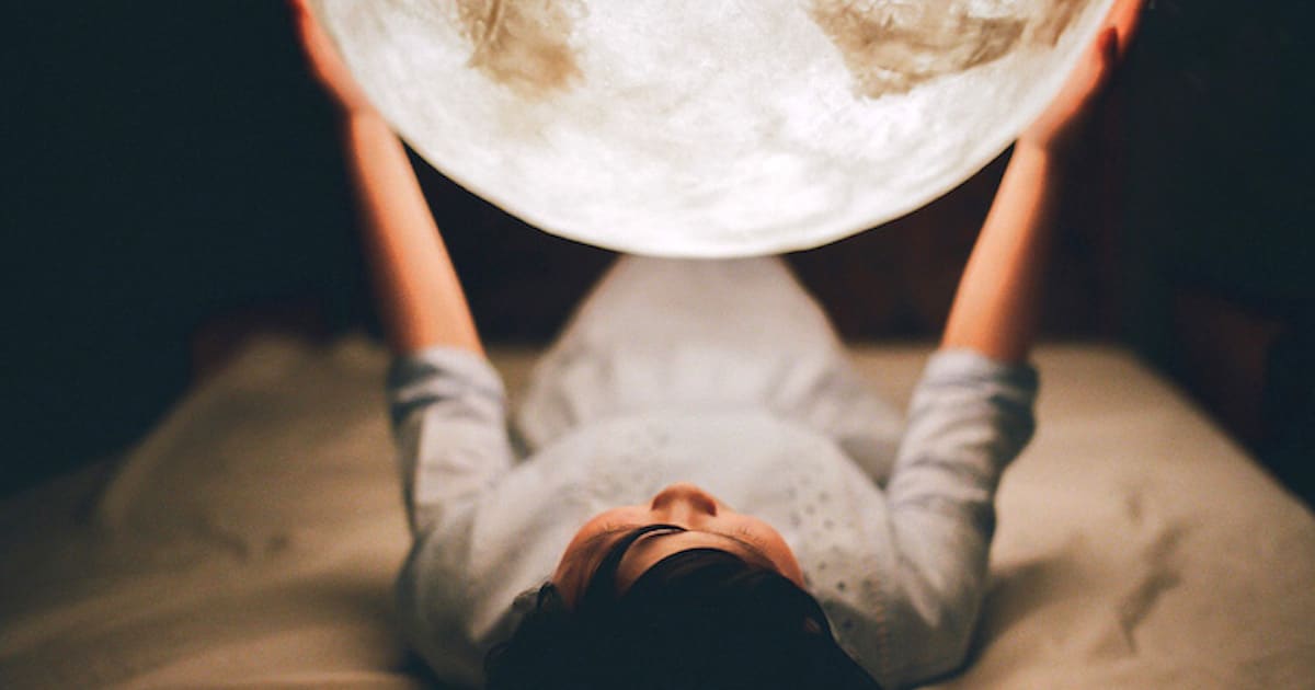 Full Moon Lamp Provides Mystical Glow to Set Tranquil Mood | My Modern Met