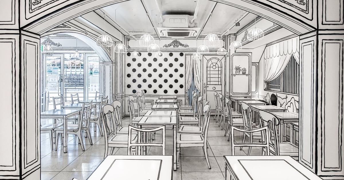Tokyo’s 2D Cafe Looks Like an Incredible Manga Drawing | My Modern Met