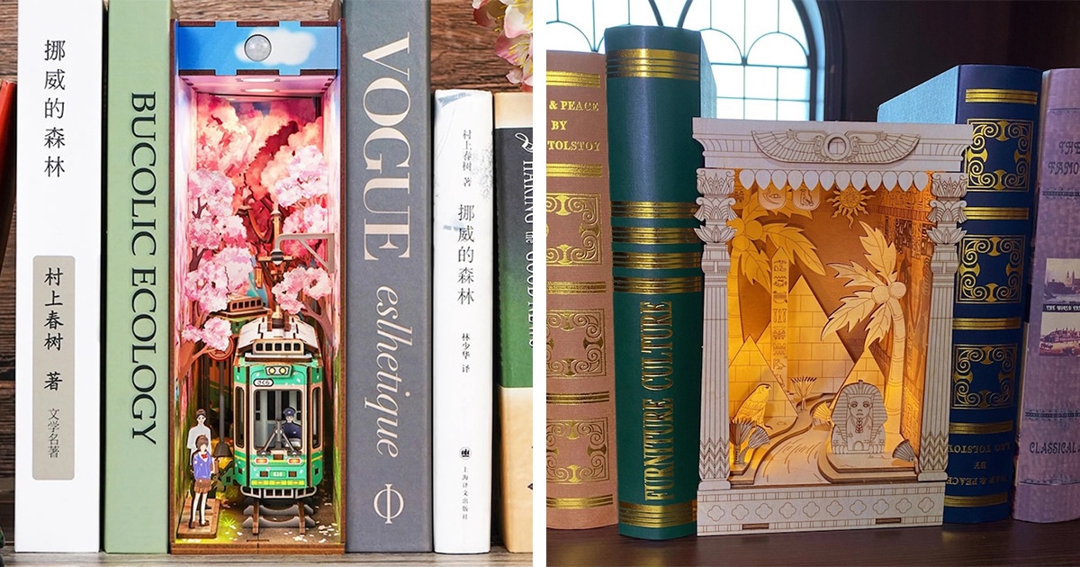 Exquisite “Book Nooks” Create Magical Worlds That Live on Your ...