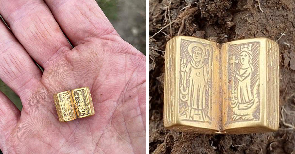 British Nurse Discovers a 600-Year-Old Miniature Golden “Bible” Worth ...