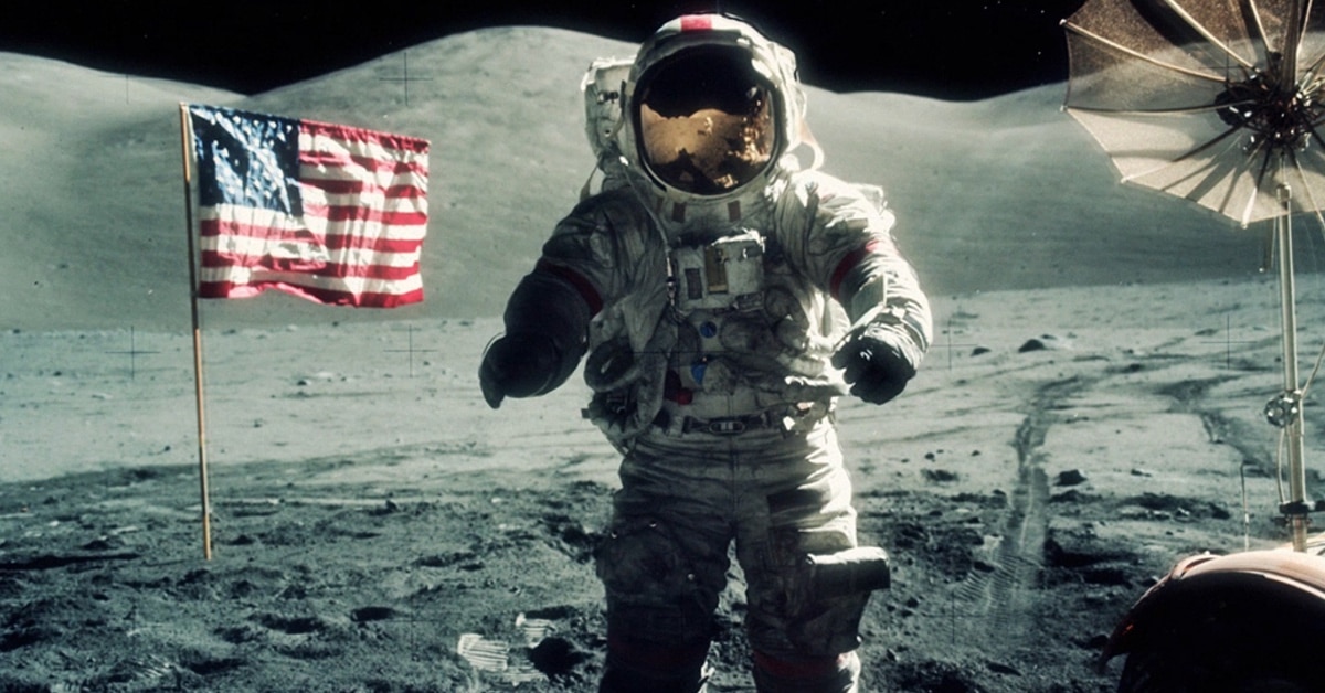 NASA’s Archived Photos of the Moon Landing Animated into Beautiful ...