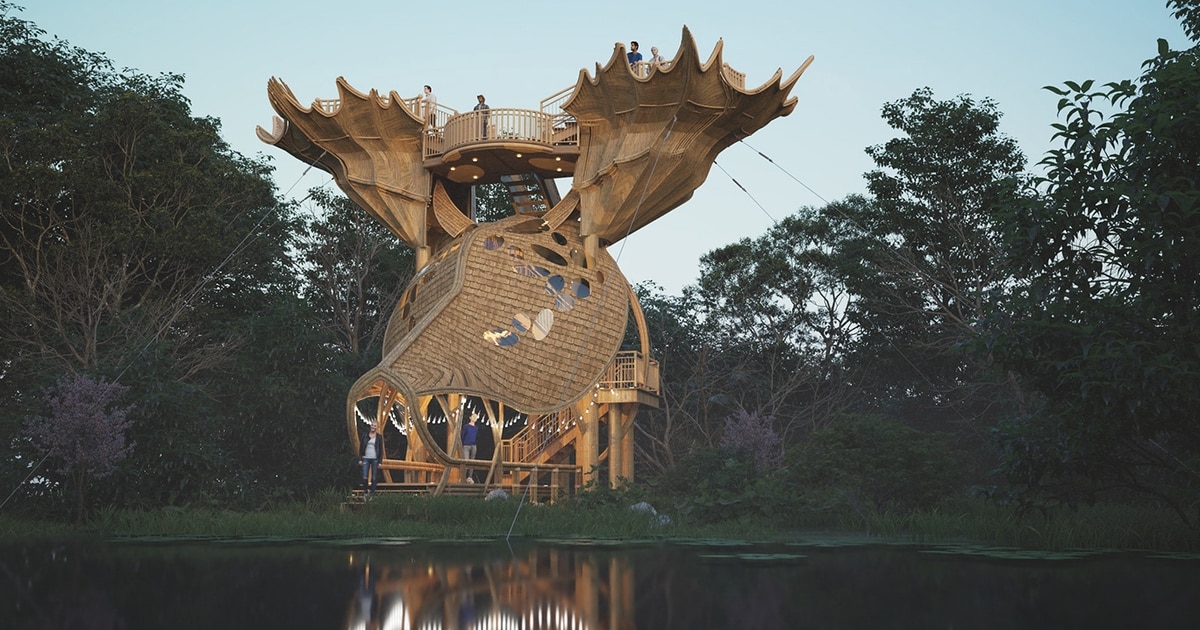 Unconventional Forest Observation Deck Concept Is Shaped Like a Moose ...