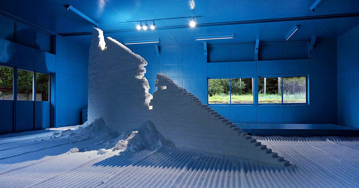 7-Ton Salt Sculpture Transforms the Halls of a Japanese Nursery School ...