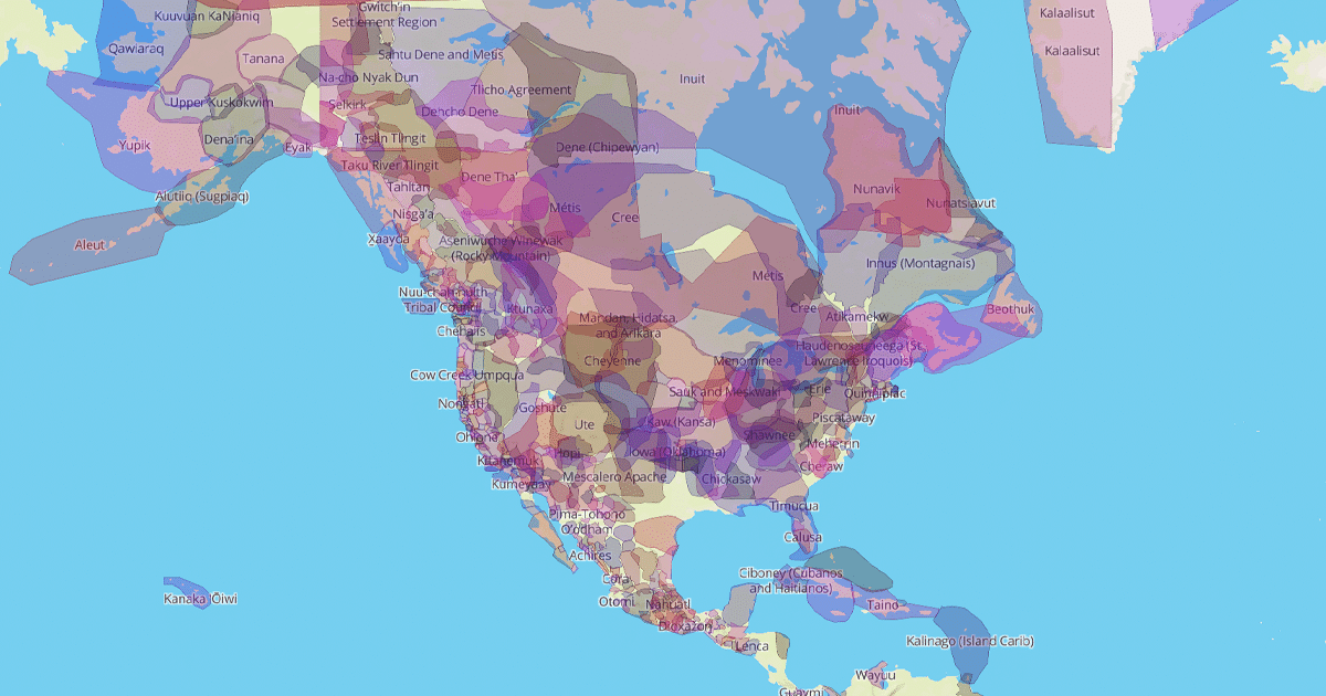 Interactive Map Reveals Which Indigenous Lands You’re Living On | My ...