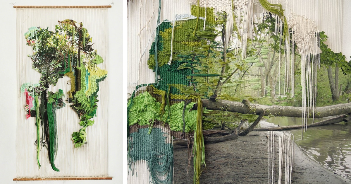 Textile Artist Creates Nature-Inspired Embroidery Art That “Grows ...