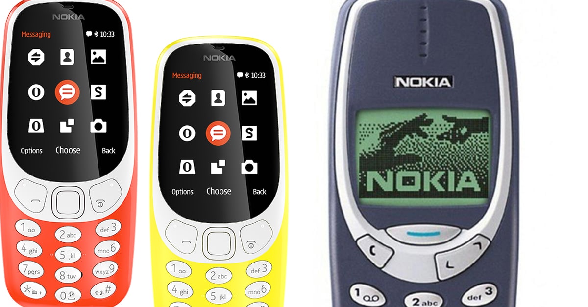Classic Nokia 3310 Phone Redesigned for 2017 Brings ‘Snake’ Game With ...