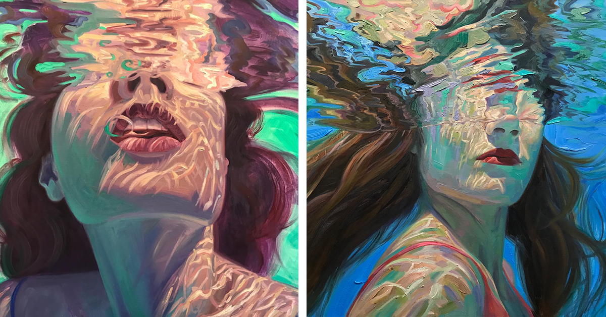 Breathtaking Oil Paintings Capture Moments of Tranquility Below the ...