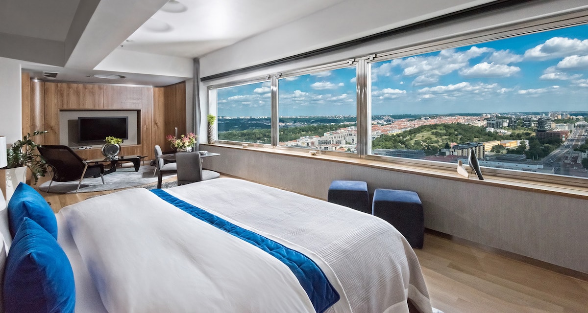One-Room Hotel Offers Sweeping Panoramic Views of Prague From a Tower ...