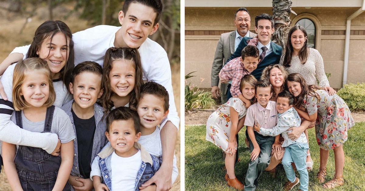 Inspiring Couple Adopts 7 Siblings After Seeing Their Tragic Story in ...