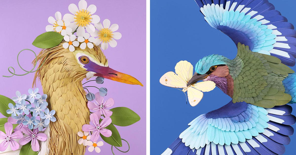 Brilliant Paper Sculptures of Nature’s Most Beautiful Birds and ...