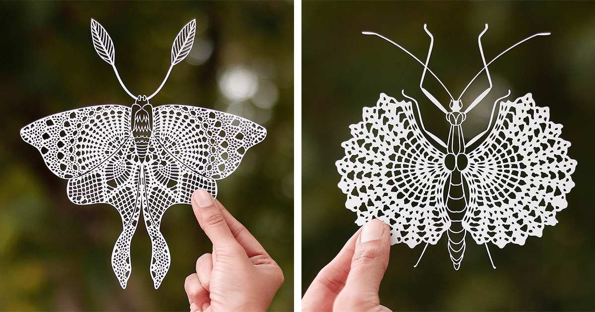 Amazing Hand-Cut Paper Art Mimics the Delicate Effect of Lace | My ...