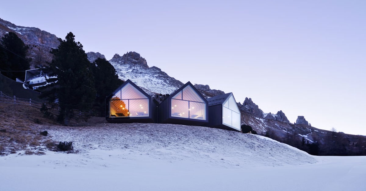 Picturesque Mountain Hut Offers Modern Luxury Off the Dolomite Slopes ...