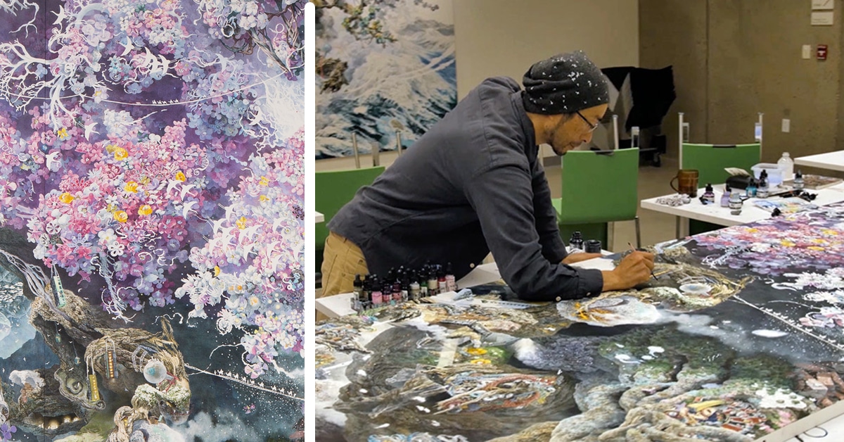 Artist Completes Gigantic Pen & Ink Drawing After 3.5 Years | My Modern Met