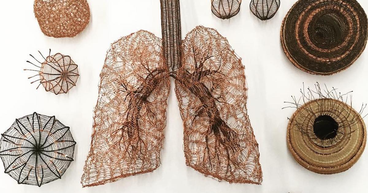 Intricate Copper Wire Forms Explore Innate Connections Between Humans ...
