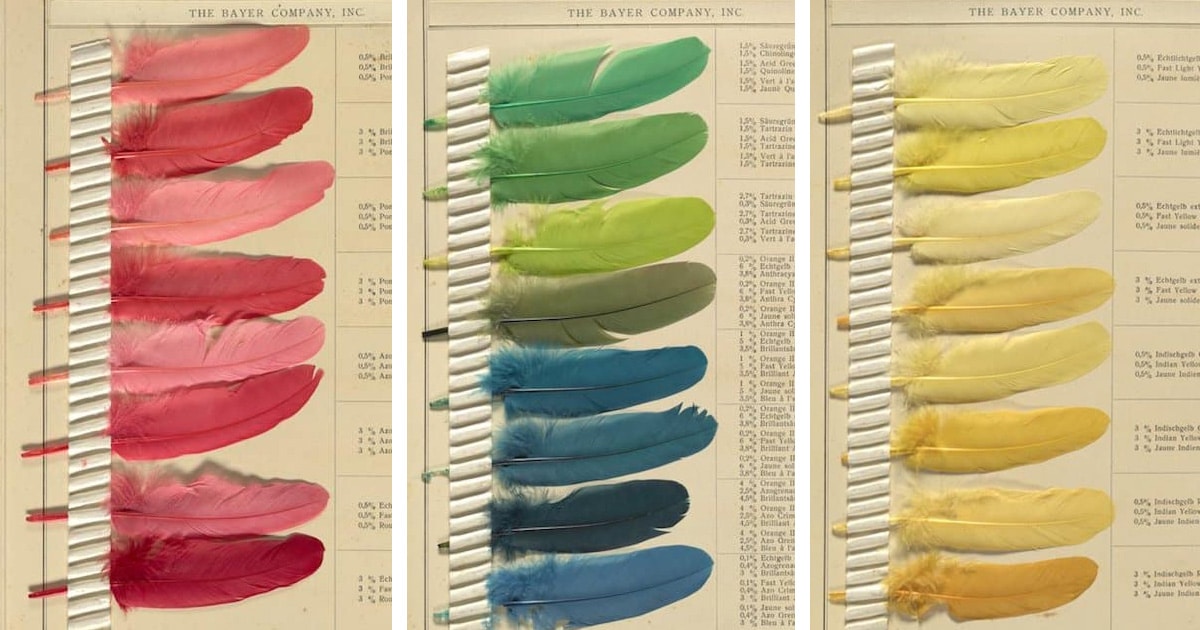 20th-Century Book of 143 Different Color Shades Shown Through Hand-Dye ...