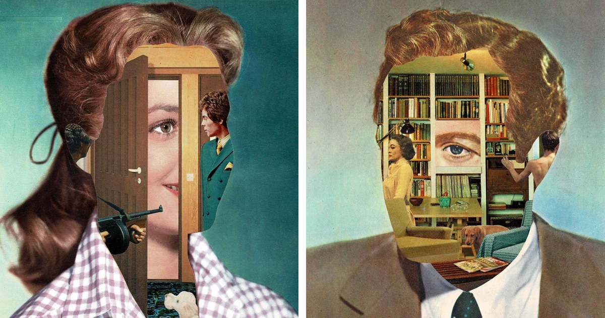 Surreal Collage Portraits Offer a Look Into the Mind’s Eye of People ...