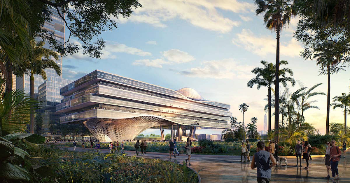 Architects Imagine a “Wave” Office Building for Working in a Post-COVID ...