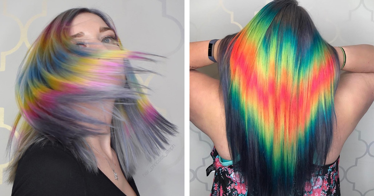 ‘Shine Line’ Hair Trend Dyes a Brilliant Optical Illusion into Women’s ...