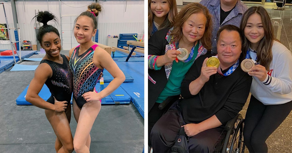Olympian Simone Biles Gifts Teammate Suni Lee’s Dad a New Electric ...