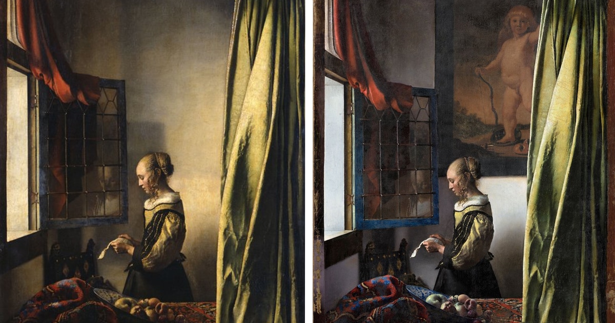 Vermeer Painting Restoration Reveals a Portrait of Cupid Hidden for ...