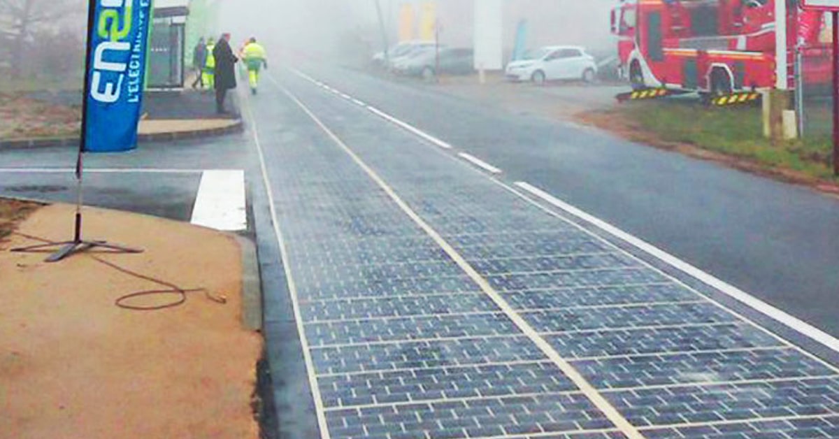 France Opens World’s First Solar Panel Road | My Modern Met