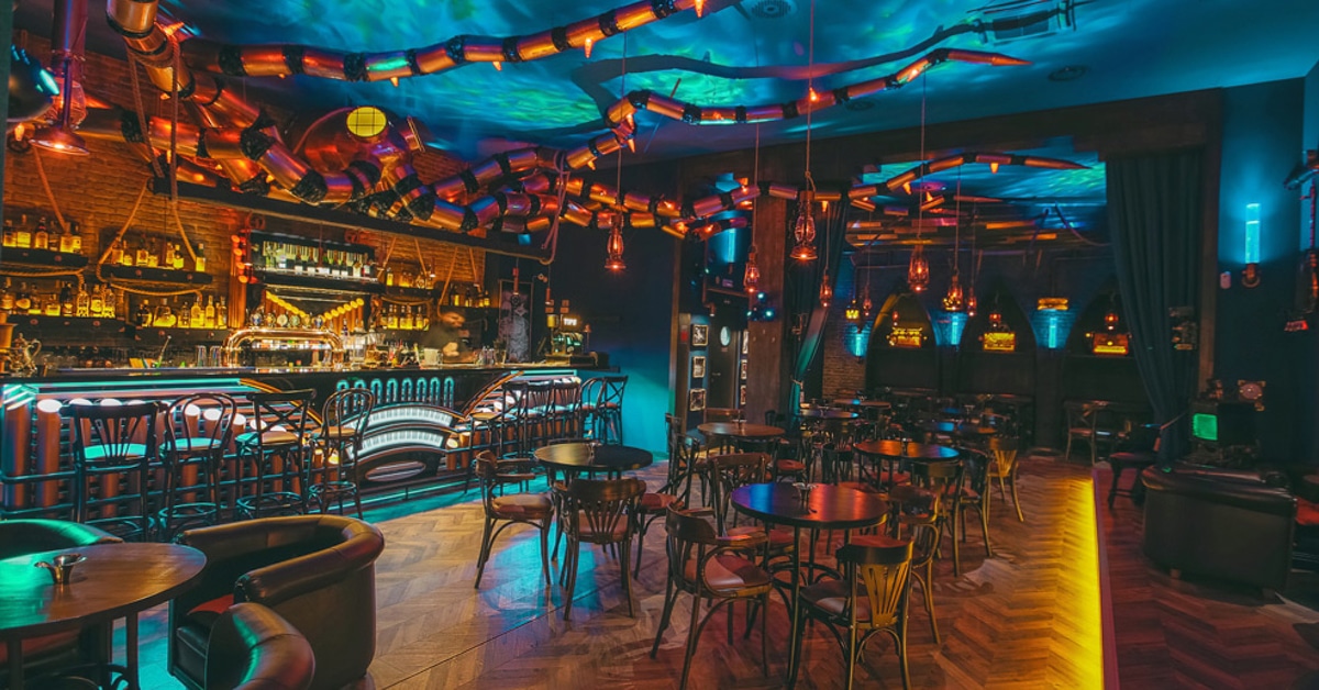 Steampunk Interior Transforms Bar Into Mythical Underwater Lair | My ...