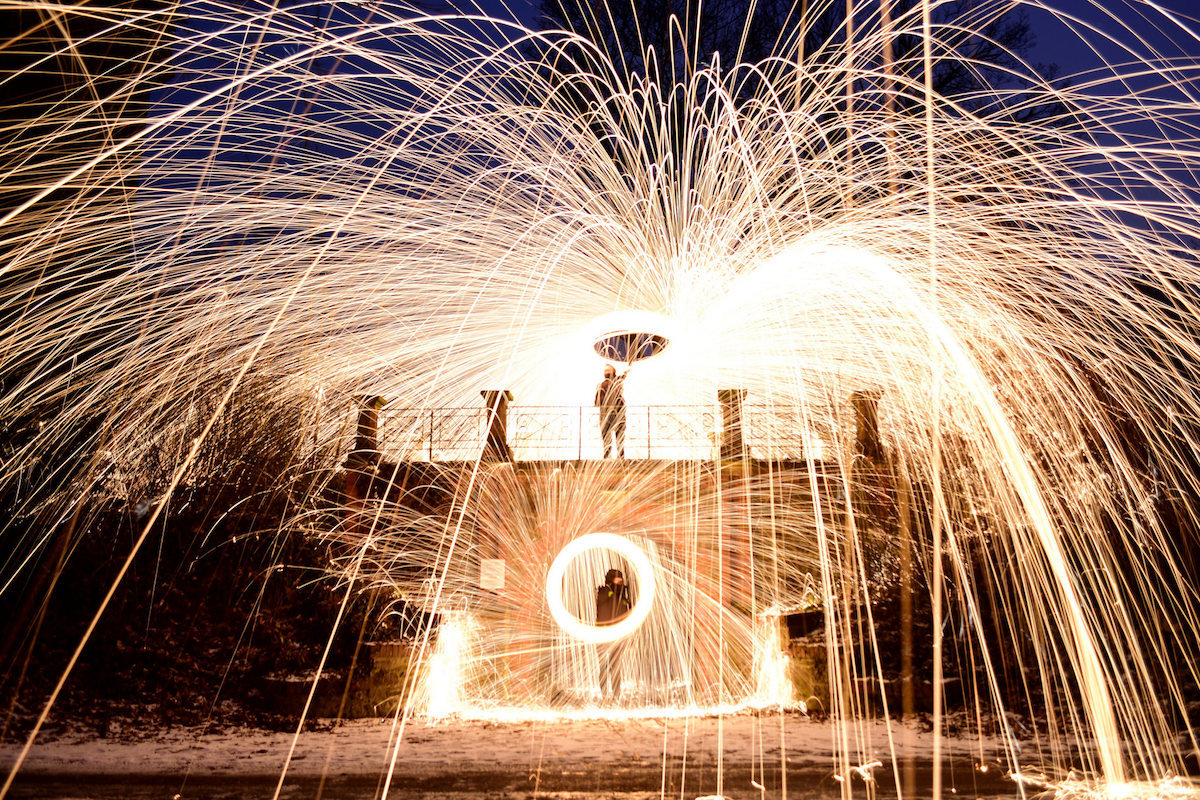 20+ Fiery Landscapes Ignited by Spectacular Steel Wool Photography | My ...