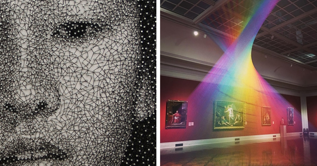 8 Contemporary Artists Taking String Art to the Next Level | My Modern Met