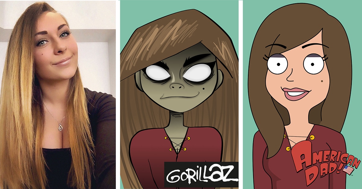 Artist Creates 50 Self-Portraits in the Style of Popular Cartoon ...
