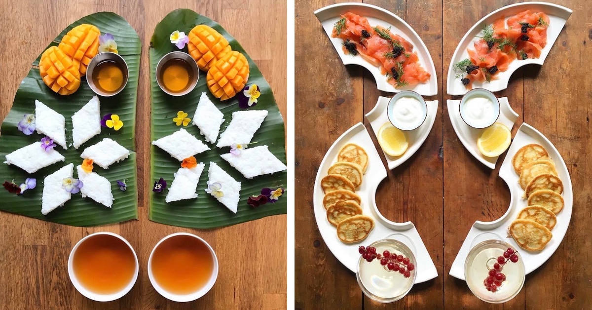 Loving Husband Prepares Beautifully Symmetrical Breakfasts Every Day ...