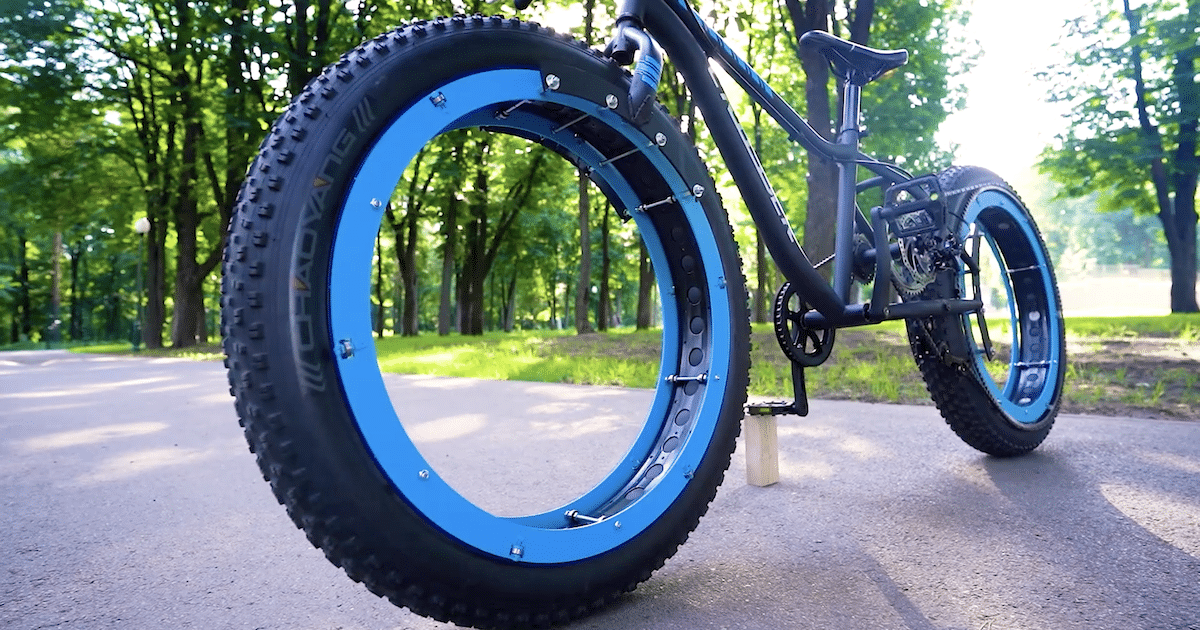 Engineer Crafts an Amazing Hubless Bike With No Spokes on Its Wheels ...