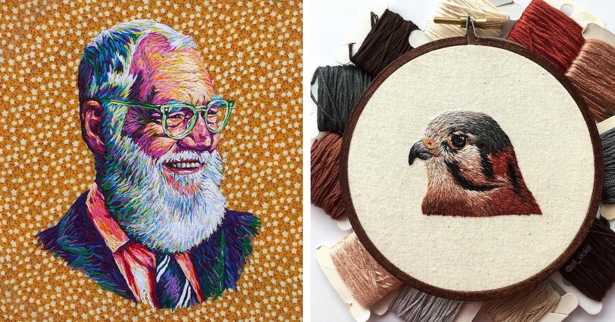 Embroidery Artists Are Using a Needle and Thread to “Paint” Gorgeous ...