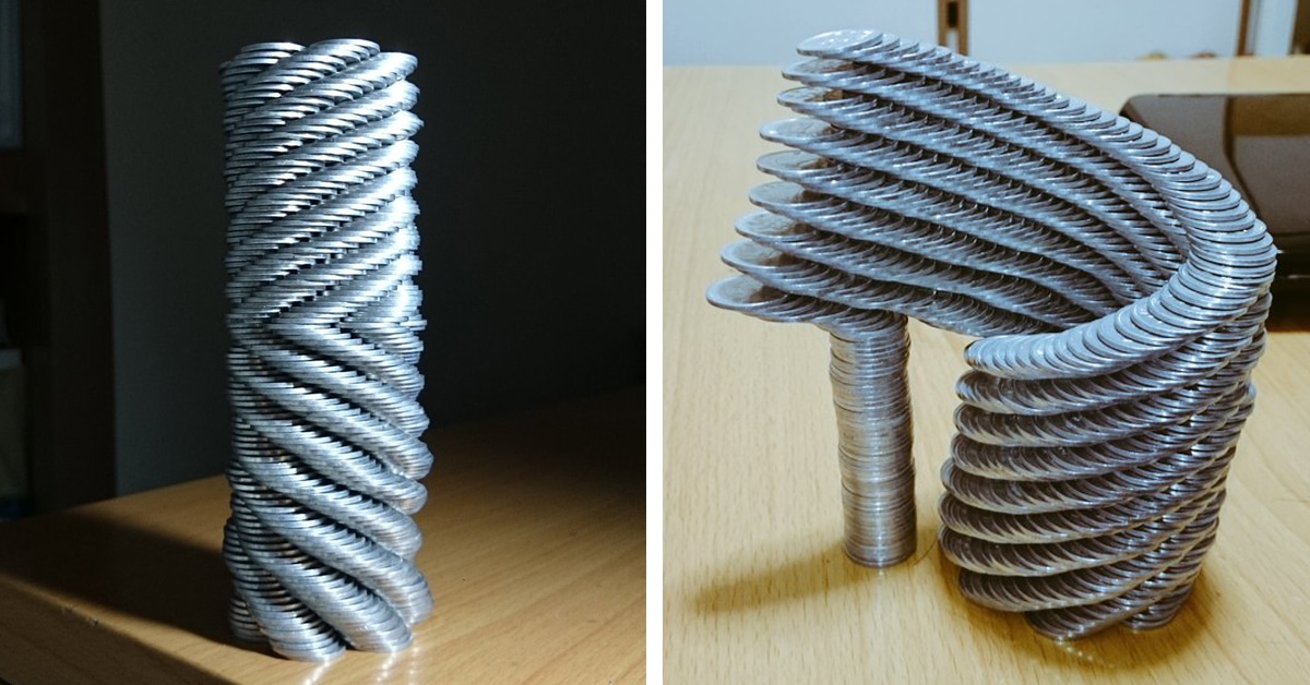 Japanese Man Masters the Gravity-Defying Art of Stacking Coins | My ...