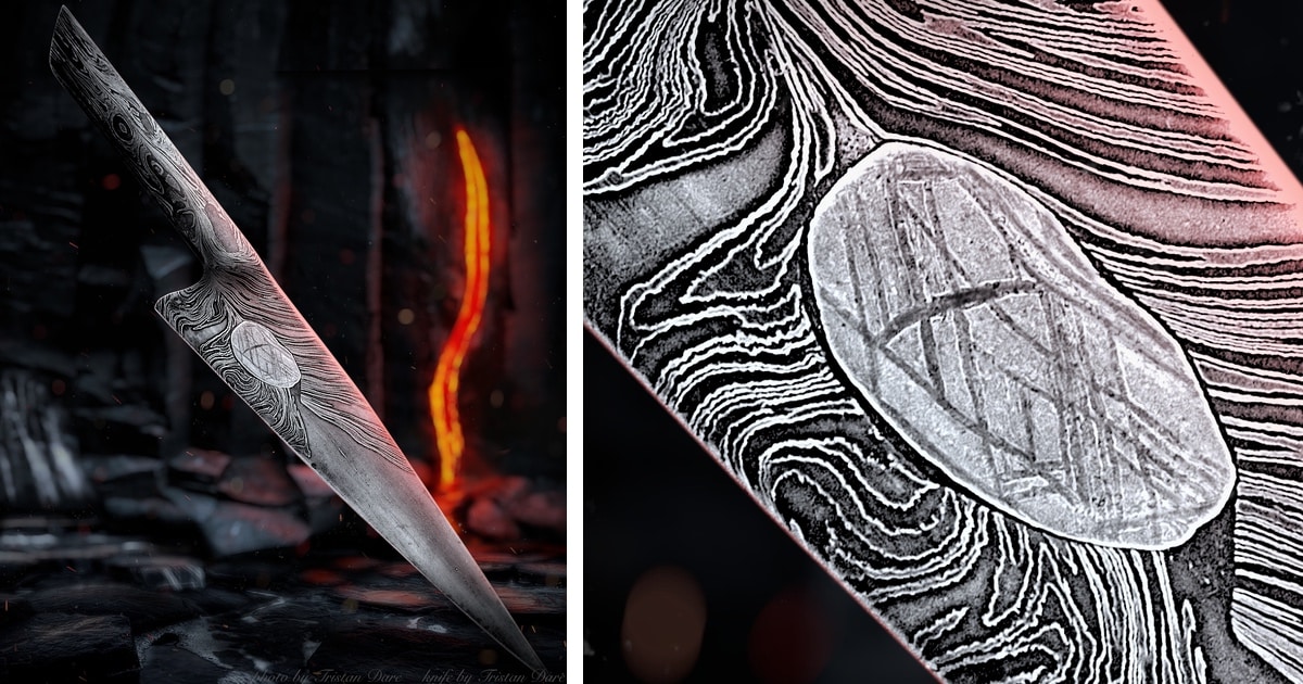 Bladesmith Uses Ancient Meteorites to Create Artistic Knives | My ...
