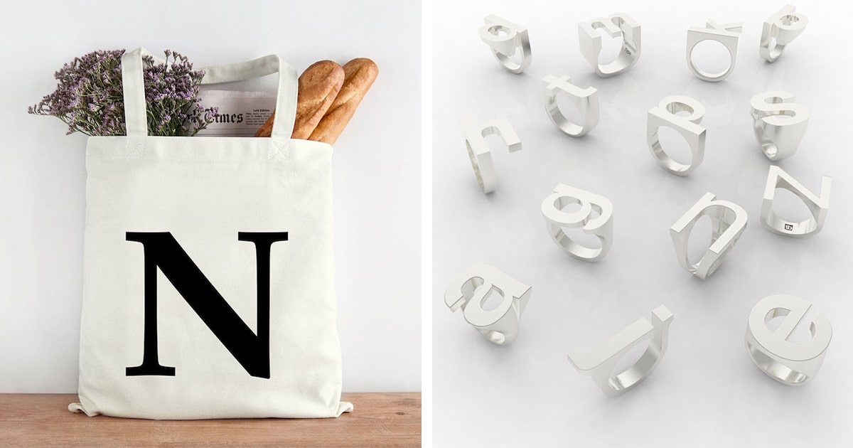 15+ Typography Gifts That Creatively Showcase the Power of Text | My ...